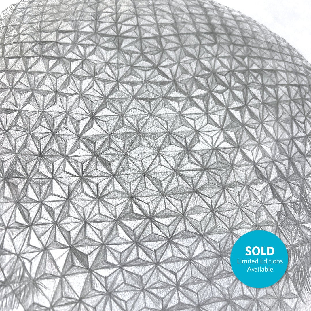 how to draw spaceship earth