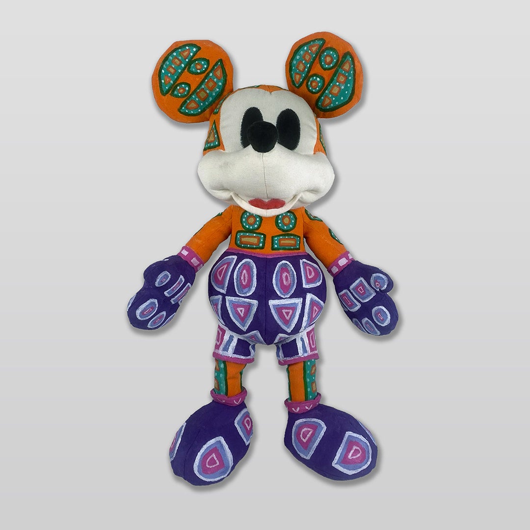 Painted Canvas Plush Mickey03 | Tony Passero Artist Store
